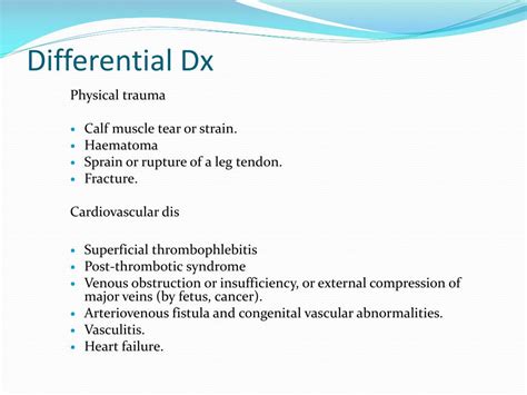 Dvt Vs Cellulitis Differential Diagnosis At Skye Zepps Blog