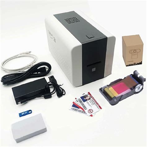 Idp Smart 21sb Ez Id Card Simplex Printer Bundle Includes Printer