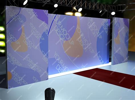 Premium Psd Performance Stage Screen Mockup Design