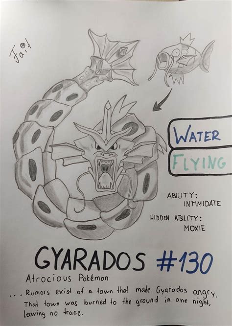 Tryed To Draw A Dex Entry Of My Favorit Pokemon R Pokemon