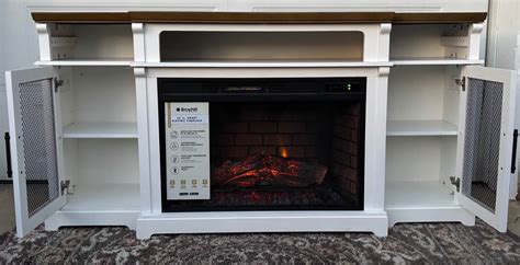 Broyhill 33” Smart Electric Fireplace Console Like New Delivery