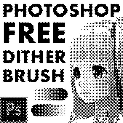 Free Pixelart Brush Photoshop Dither Brush Link In Comments R