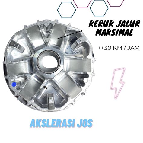Jual Pulley Vario 125 New 150 Set Roller Brt Puly Bubut Loler 13 8 Custom Puli Pully New 2023