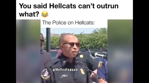 Hellcat Outruns Helicopter 😂 Youtube