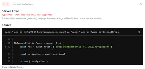 typeerror only absolute urls are supported · issue 5 · ivandoric