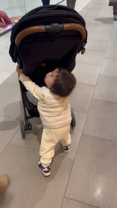 유모차 쓸고다니는 아기🍼 Youtube