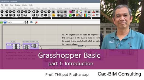 Grasshopper Basic Part 1 Introduction Youtube
