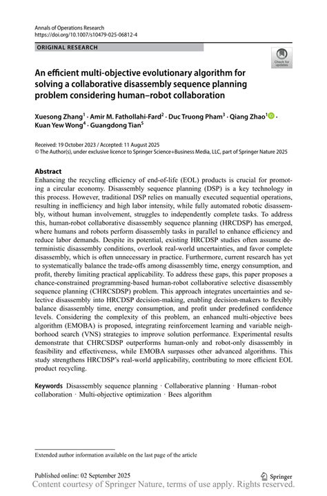 An Efficient Multi Objective Evolutionary Algorithm For Solving A