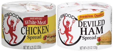 Underwood Chicken Spread And Deviled Jamon Spread 425 Onzas Paquete De 6 Con Esparcidor Myd O