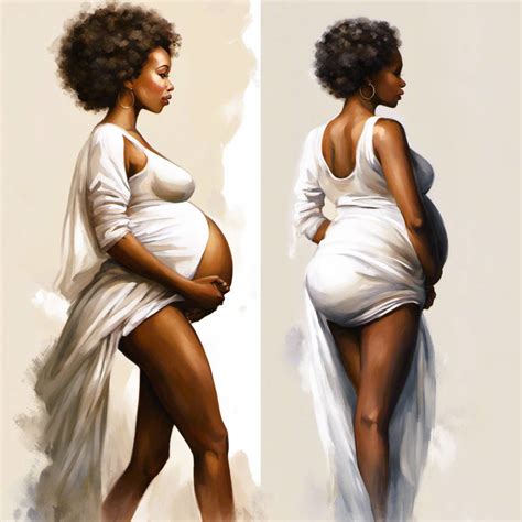 African American Pregnant Woman By Sabine1906 On Deviantart