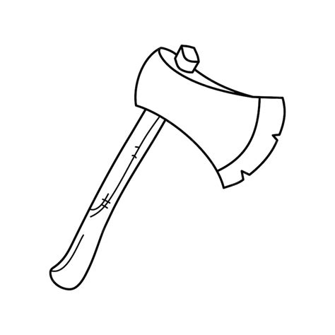 Premium Vector Axe Vector Illustration Cartoon Axe Axe Hand Draw