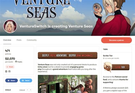 Venture Seas Patreon Completely Revamped Please Take A Minute To