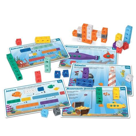 Learning Resources Mathlink Cubes Kindergarten Math Sea Adventures Kiedler