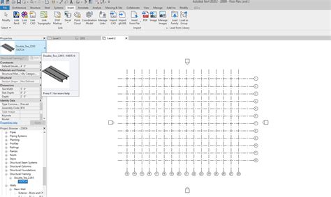 Solved Not Able To Draw With Inserted Double Tee In Revit Autodesk Community