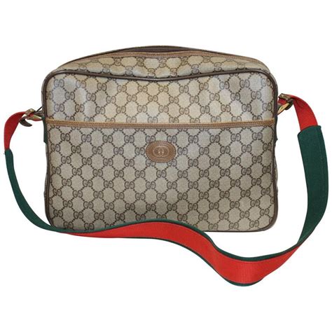 Gucci Vintage Monogram Messenger Bag For Sale At 1stdibs