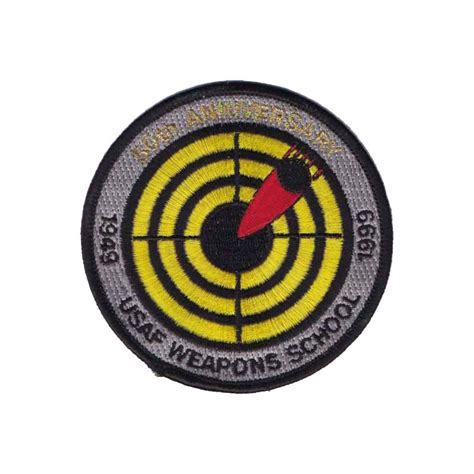Usaf Weapons School Graduate Pvc Velcro