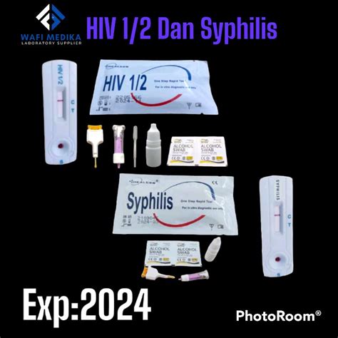 Jual Alat Test Syphilis Dan Hiv Tes Mandir Lengkap Healgen Shopee