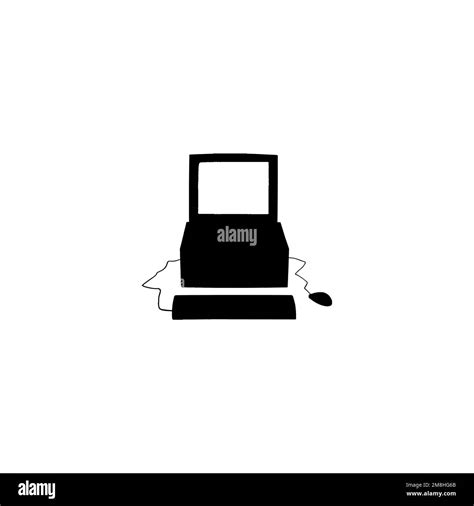 Computer Icon Simple Style Antivirus Software Big Sale Poster Background Symbol Computer Brand
