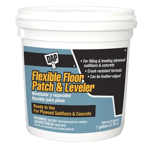 Dap Flexible Floor Patch And Leveler 128 Oz Gray Patching Compound In