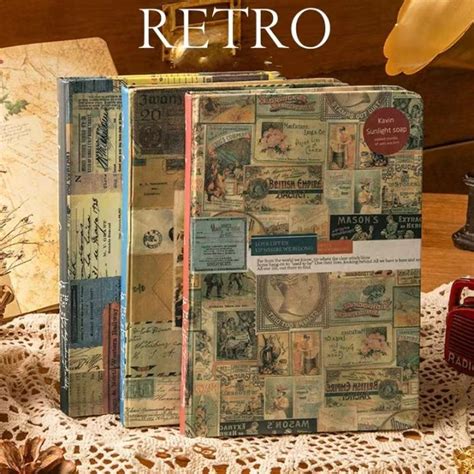 European A5 Vintage Retro Classic Notebook Thick Writing Kraft Diary