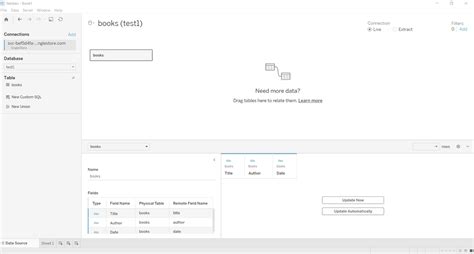 Connect With Tableau Desktop · Singlestore Documentation