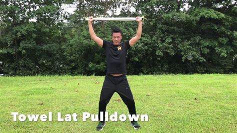 Towel Lat Pulldown Youtube