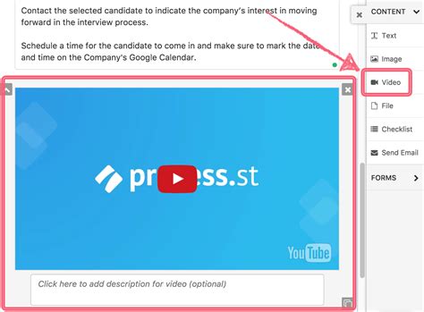 How Does The Video Widget Work Process Street Help
