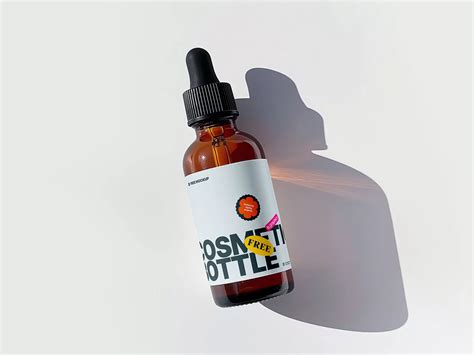 Amber Dropper Bottle Mockup The Free Mockup