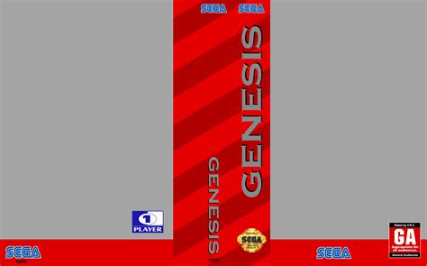 Sega Genesis Box Art Template