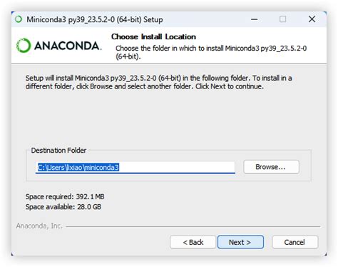 Windows安装配置miniconda虚拟python管理 闲作坊