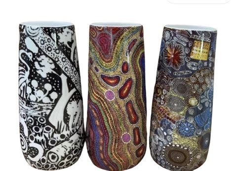 Aboriginal Vase For Flowers Indigenous Vase Dreamtimez Australia