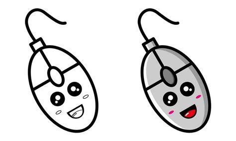 Cute Computer Mouse Graphic By Barnawi26 · Creative Fabrica