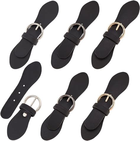6 Pairs 3 Colors Leather Sew On Toggles Closures Black Pu Leather Snap Toggle Sew On Leather