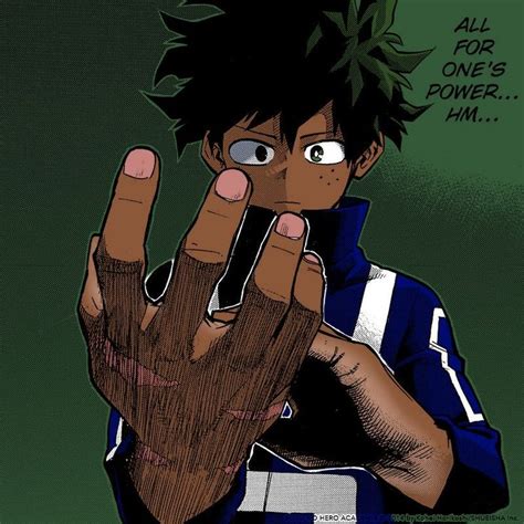 Striking Black Deku Edit