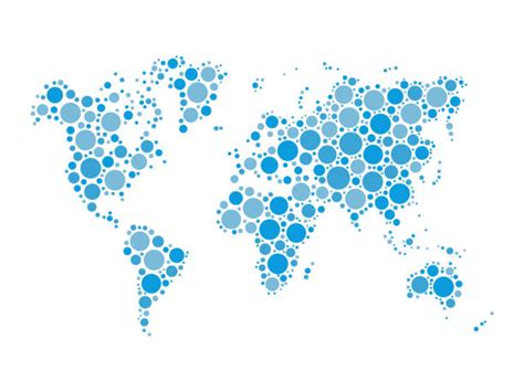 20 Proportion Bubble World Map Stock Illustrations Royalty Free
