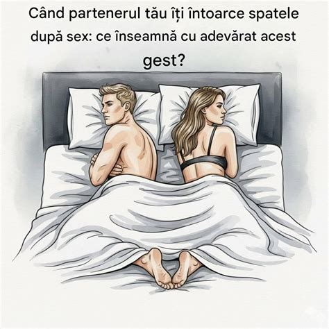 Când Partenerul Tău îți întoarce Spatele După Sex Ce înseamnă Cu