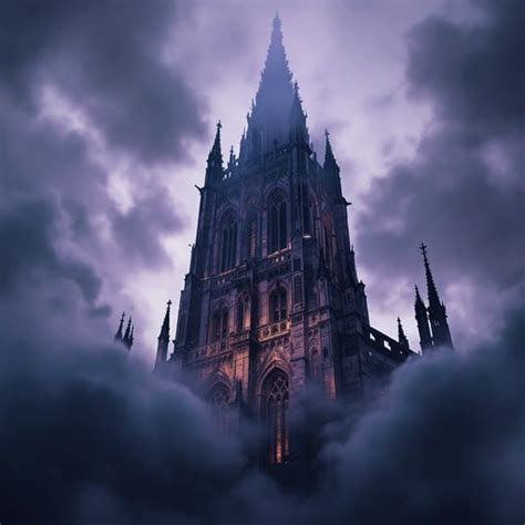 Free Misty Gothic Cathedral Image Gothic Cathedral Spires Download At Stockcake