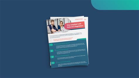 Stay Compliant With State Aca Regulations