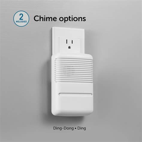 Utilitech White Wireless Doorbell Kit 18000322 At