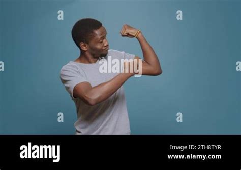 Young Muscular Man Flexing Muscles Stock Videos And Footage Hd And 4k