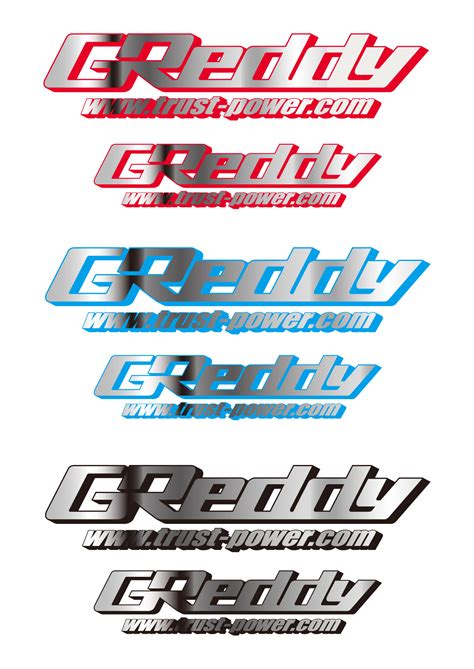 Greddy Mirror Sticker Greddy Produce By Trust