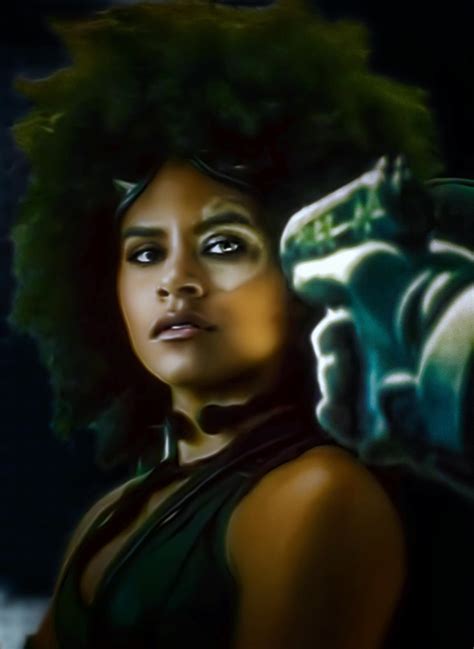 Zazie Beetz As Domino In Deadpool 2 By Petnick On Deviantart