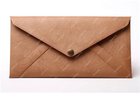 Premium Photo A Single Envelope Isolated On White Background