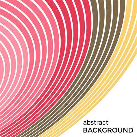 Premium Vector Abstract Background With Bright Rainbow Colorful Lines Colored Circles With