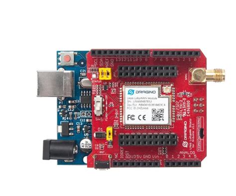 Dragino Original La66 Lorawan Shield Lorawan V1 0 3 Protocol Open Source Peer To Peer Lora