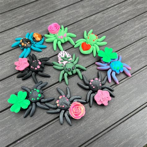 Tiny Fancy Jumping Spiders Etsy