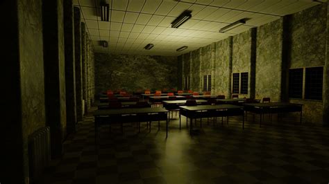 3d Model Scary School Vr Ar Low Poly Cgtrader