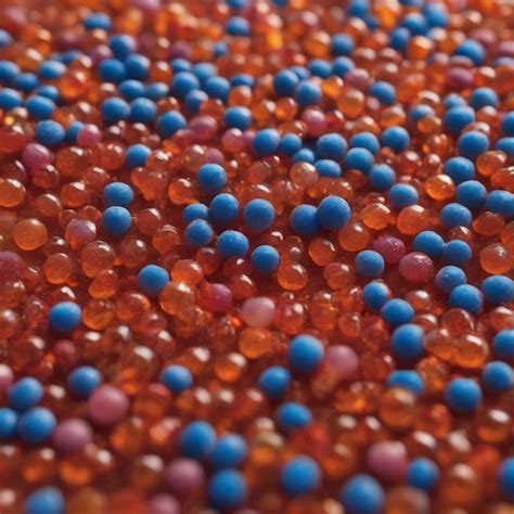 Premium Photo Tinted Plastic Granulate For Injection Moulding Process
