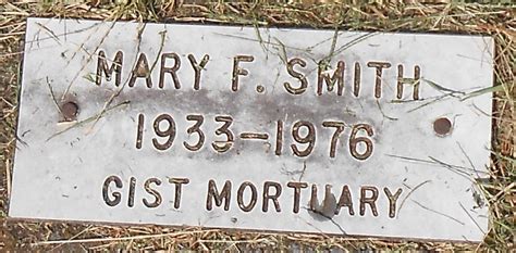 Mary Frances Moates Smith 1933 1976 Find A Grave Memorial