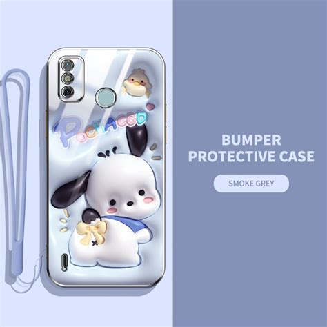 Infinix Tecno Spark Go Spark Go KE J KE K Case Cute Puppy D Vision Full Lens